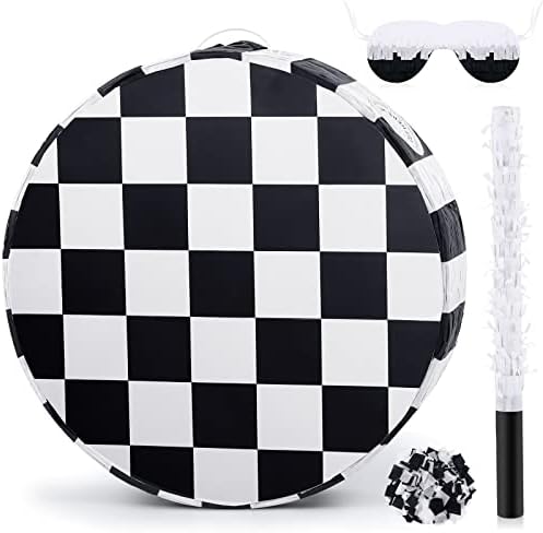 Amazon.com: Sosation Soccer Piñata with Wooden Stick Paper Blindfold ...