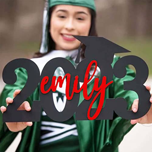 Amazon.com: Personalized Name 2024 or 2025 Graduation Cap Wood Sign ...