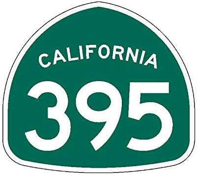 Amazon.com: MR3Graphics California State Route 395 Sticker R1852 ...