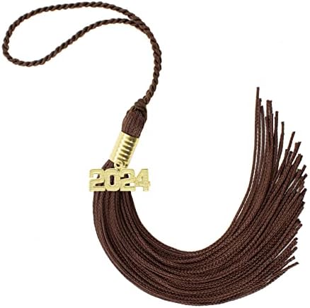 Amazon.com: Tassel Depot 2024 Brown Graduation Tassel - Every School ...