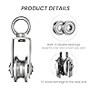 Serplex® Cable Pulley Wheel 304 Stainless Steel Hoisting Pulley Wheel ...