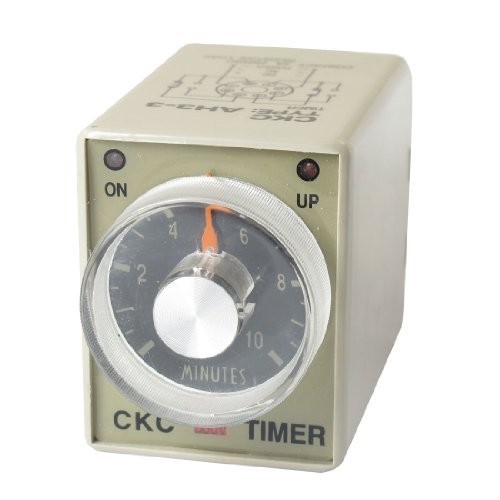 3NH® 380VAC 10min 0-10 Minutes DPDT 8 Pin 8P Terminals Delay Timer Time ...