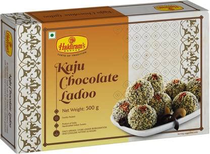 Haldiram's Kaju Chocolate Laddu Box (500 g) : Amazon.in: Grocery ...