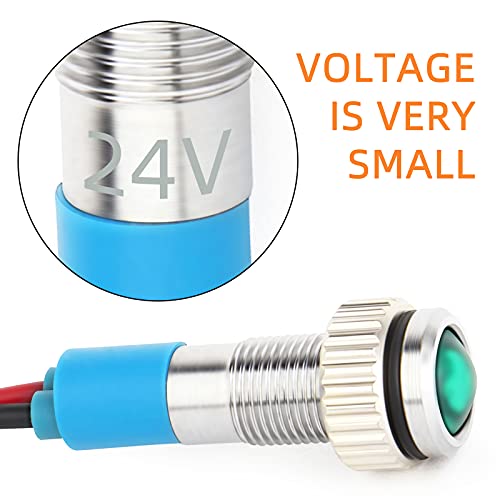 Snapklik.com : GASHER 12V/24V/110V 20mA Energy Saving Indicator Light ...