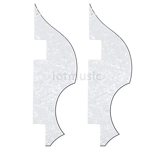 Amazon.com: Guitar Parts 2 pcs Bass Guitar pickguard for HOFNER ...