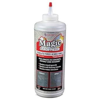 Magic Crack Filler 2LB Concrete Grey, for Filling in Concrete Cracks on ...