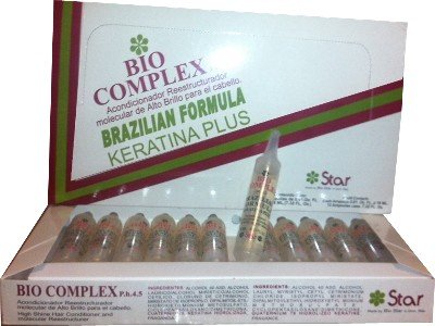 Amazon.com : Bio Complex Brazilian Formula Keratina Plus Oil Treatment ...