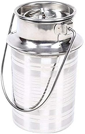 B Tech Bartanwala Stainless Steel Milk Oil Ghee Storage Container with ...