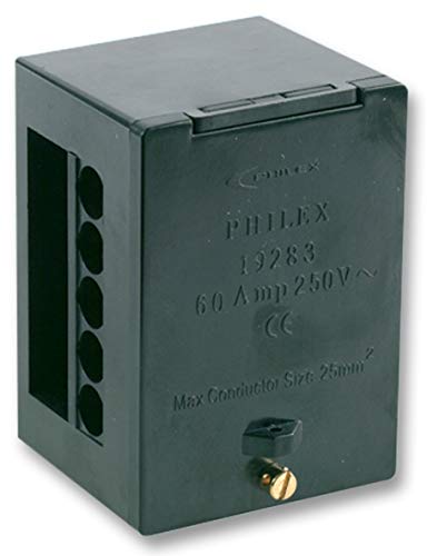 Buy Pro Elec 19283 5 Way DP 60A Mains Connector Block/Henley Block ...
