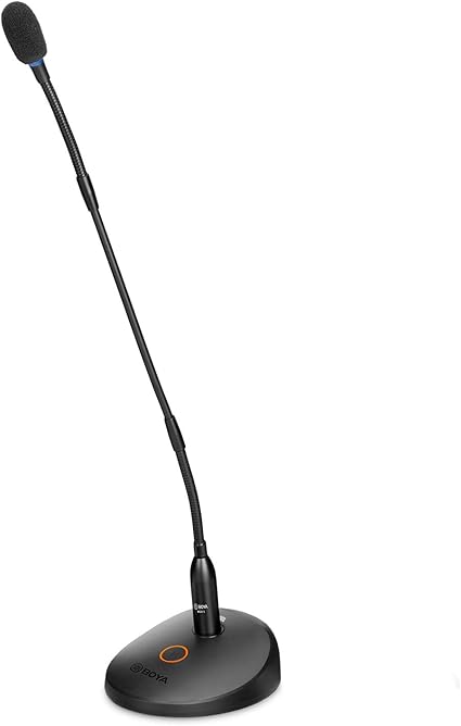 Amazon.com: BOYA Desktop Gooseneck Condenser Microphone 18" Podium ...