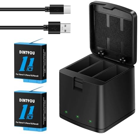 Amazon.com: Emaks Rechargeable Battery and Charger for GoPro Hero 13 Go ...
