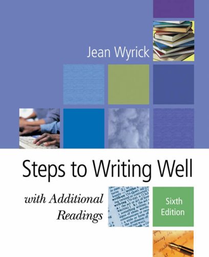 Amazon.com: Steps to Writing Well with Additional Readings (with ...