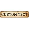 Amazon.com : Custom Sign, Custom Street Sign, 11 Font Colors, 13 Font ...