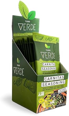 Amazon.com : Todo Verde Seasoning Packets, Premium Flavors, Chef ...