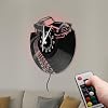 Amazon.com: TIMEGLOW Retro Car Wall Clock, 12 Inch 7 Colors Luminous ...