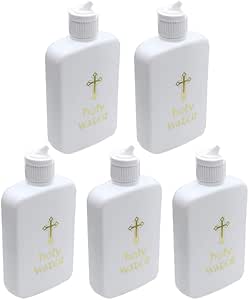 1/5pc Holy Water Bottle Cross Religion Container Organizers Praying ...