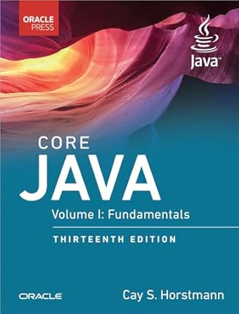 Core Java: Fundamentals (1) (Oracle Press for Java) : Horstmann, Cay S.: Amazon.in: Books