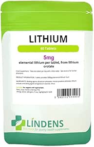 Amazon.com: Lindens Lithium 5mg Triple Pack 180 Tablets - from Lithium ...