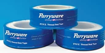 Parryware P.T.F.E. THREAD SEAL TAPE (TEFLON TAPE)-|12MMX10MTRX PACK OF ...