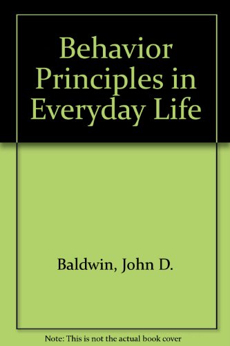 『Behavior Principles in Everyday Life』｜感想・レビュー - 読書メーター