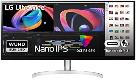 LG 5K UltraWide-Ultrafine Monitor 34WK95U 86,36 cm - 34 Zoll, Nano IPS ...