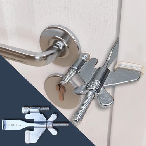 Original Trustella Heavy-Duty Portable Door Lock - Stainless Steel ...