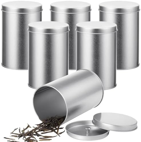 Amazon.com: 10 Packs Tea Tin Canister Tea Tins for Loose Tea Metal Tea ...