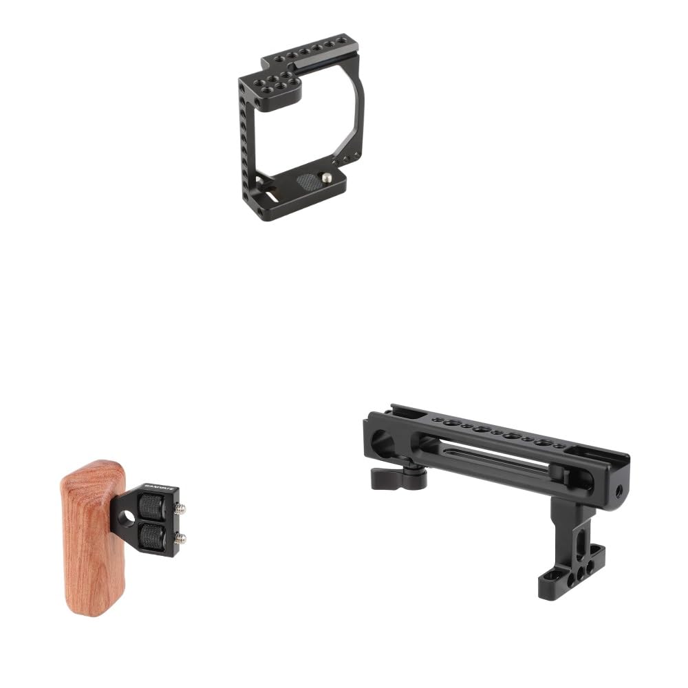 Amazon.com : CAMVATE Tiny Cinema Camera Cage Kit + Top Handle Grip ...