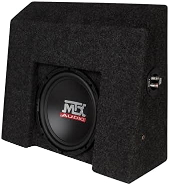 Amazon.com: MTX Amplified Thunderform 10" Loaded Custom Sub Box ...