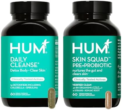 Amazon.com: HUM Full Skin Detox and Cleanse -Proboitics for Problem ...