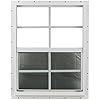 Amazon.com : Shed Windows and More 18" X 23" White J-Channel Mount ...