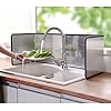 Nonstick 3 Sided Splatter Guard Grease Splatter Screen Splash Guard ...