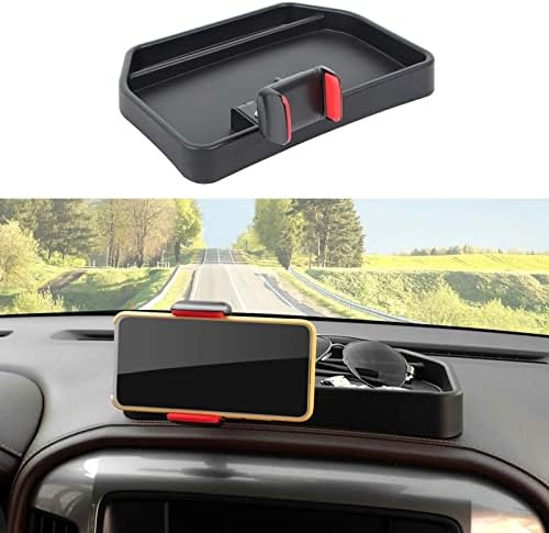 Amazon.com: Jimen for Silverado Phone Holder, Center Console Dash Tray ...