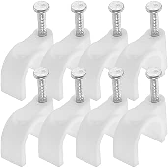 Amazon.com: DOITOOL 500pcs Power Cord Buckle Wire Holder Coax Cable ...