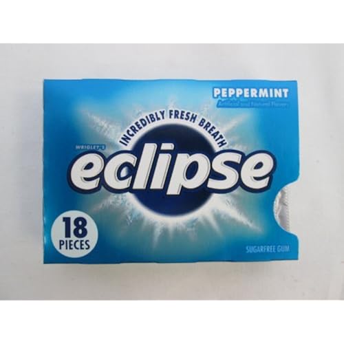 Snapklik.com : Eclipse Peppermint, Sugar-free Gum: 16 Pack Of 18 Pieces