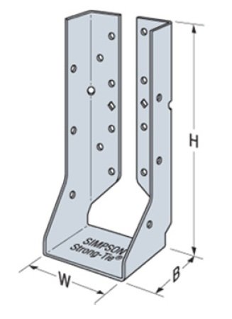 Buy 15 Pack Simpson Strong Tie HUCQ410-SDS 4x10 Heavy Duty Joist Hanger ...