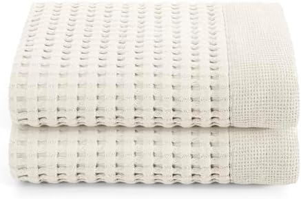 Amazon.com: GILDEN TREE Waffle Hand Towels for Bathroom Quick Dry Large ...