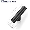Ravinte 10 Pack 2 inch Cabinet Pulls Matte Black Stainless Steel ...
