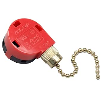 1 Pcs Switches Replacement Adjustable Speed Pull Chain Ceiling Fan ...