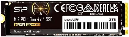 Silicon Power US75 4TB NVMe PCIe SSD, 3D TLC NAND with SLC Cache, Up to ...