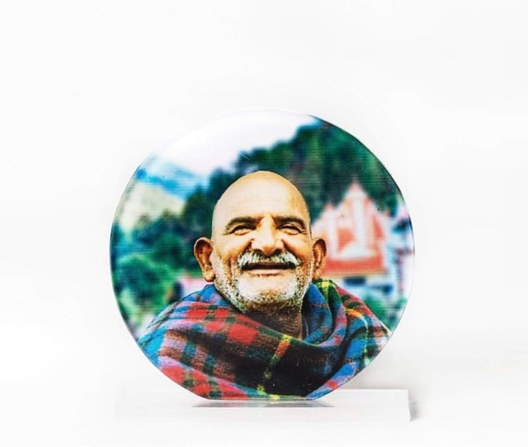 Bajaj Divine World | neem karoli Baba Acrylic Photo for car Dashboard ...
