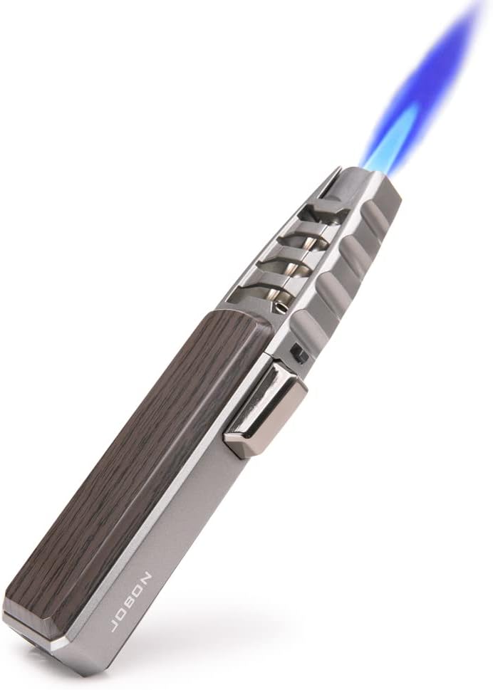 Amazon.com: JOBON Big Jet Butane Torch Lighters, Refillable Windproof ...