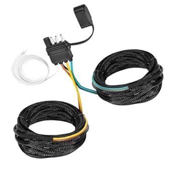 Amazon.com: Trailer Wiring Harness Kit, 4 Pin 5 Wire Trailer Light Wire ...
