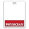 Amazon.com : Oversized Physician Badge Buddy Horizontal - Extra Large ...