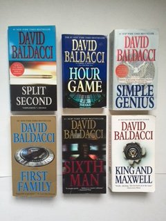 King and Maxwell Set (#1-6) Split Second; Hour Game; Simple Genius ...
