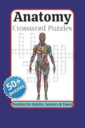 Anatomy Crossword Puzzles Puzzles for Adults, Seniors and teens ...
