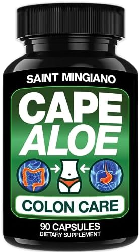 Amazon.com: Saint Mingiano Cape Aloe Vera Capsules - Colon Cleanse ...