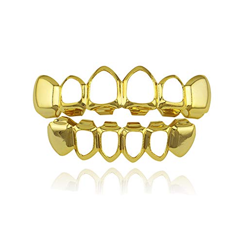 Open Face Gold Teeth Custom Hearts With Windows Grillz – Premium