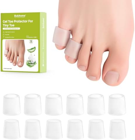 Amazon.com: 24 Pcs Silicone Toe Protectors, Open Pinky Toe Sleeves, Gel ...