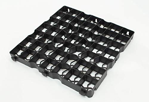 Grass Grid | Black Plastic gravel Grids |Paving Driveway Grid Turf ...
